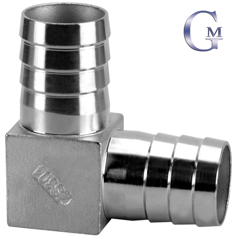 304 Hose Barb Elbow L Type Hose Barb Pagoda Joint Stainless Steel Elbow ...