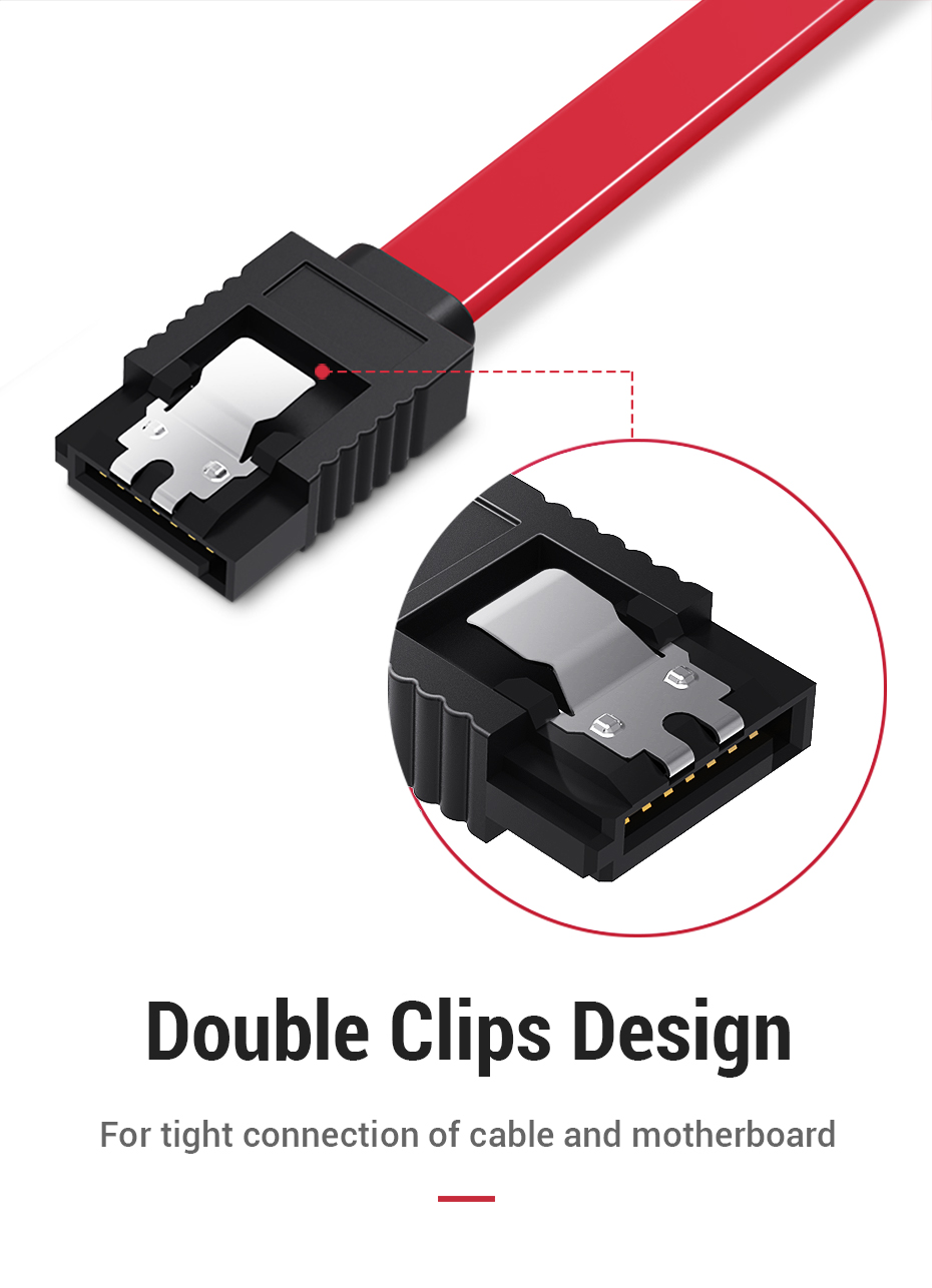 Vention Sata Cable Straight and HDD Sata 3.0 Sata Connector for Iii SSD ...
