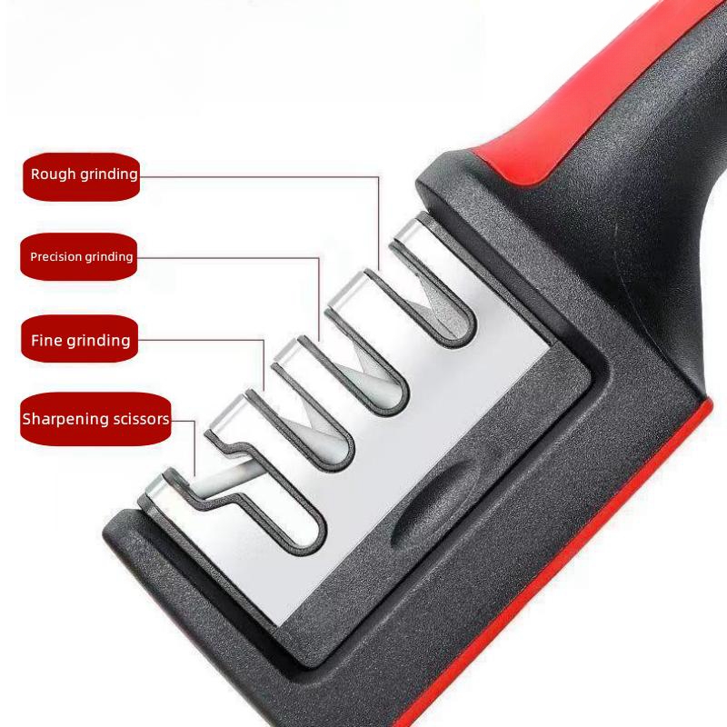 Four-stage multi-function knife sharpening artifact whetstone quick ...