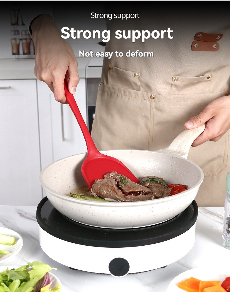 Silicone Spatula Non-Stick Pan Special Spatula Household Kitchenware ...
