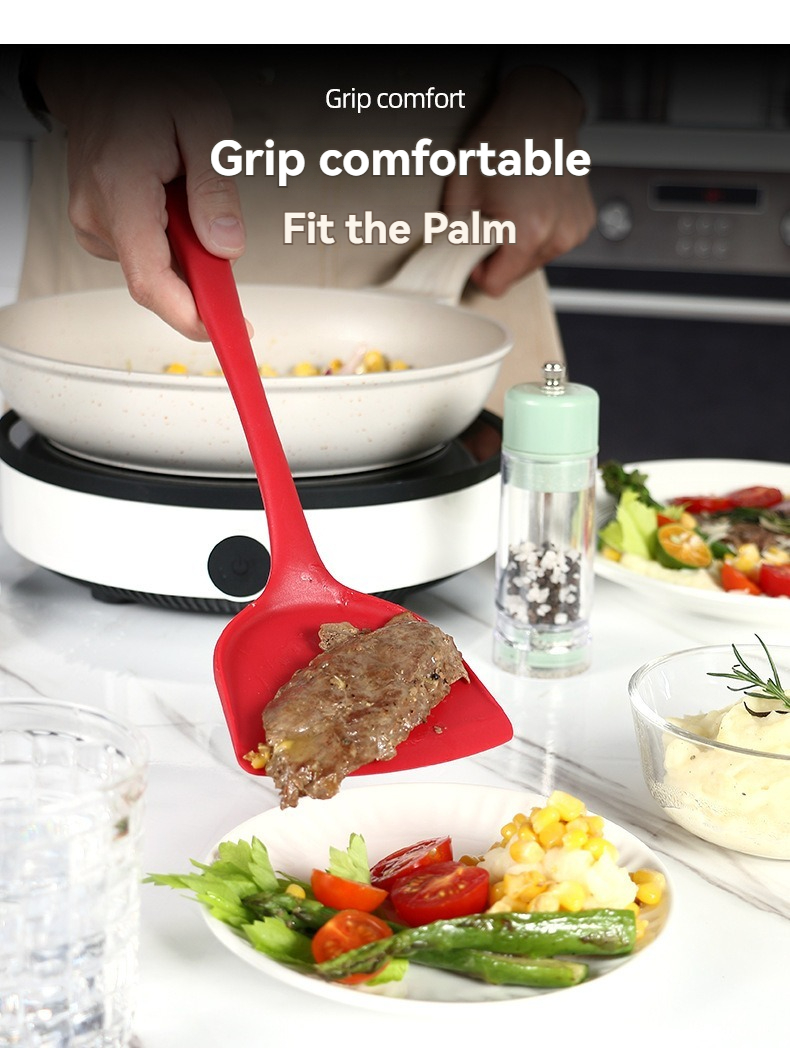 Silicone Spatula Non-Stick Pan Special Spatula Household Kitchenware ...