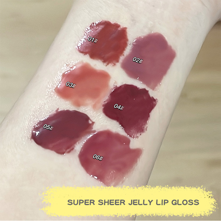 Gege bear Jelly Lip Glaze Long-lasting Makeup Waterproof Gloss Lipstick ...