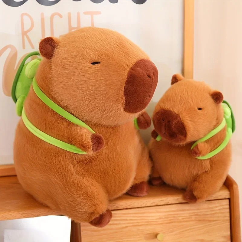 Charming Capybara Plush Toy with Carry Bag - Perfect Cuddly Gift for ...