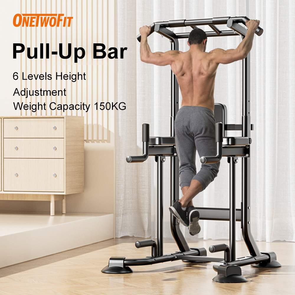 OneTwoFit Pull Up Bar Multi Functional Adjustable Pull Up Bar for Home ...