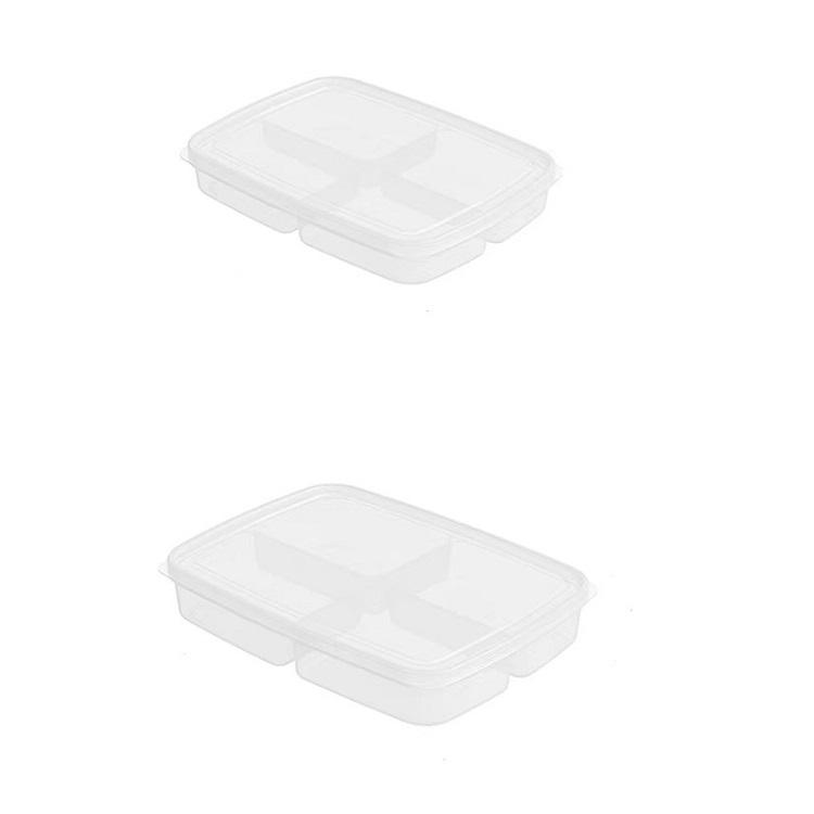 Kitchen Airtight Portable Fridge Plastic Food Storage Container With ...