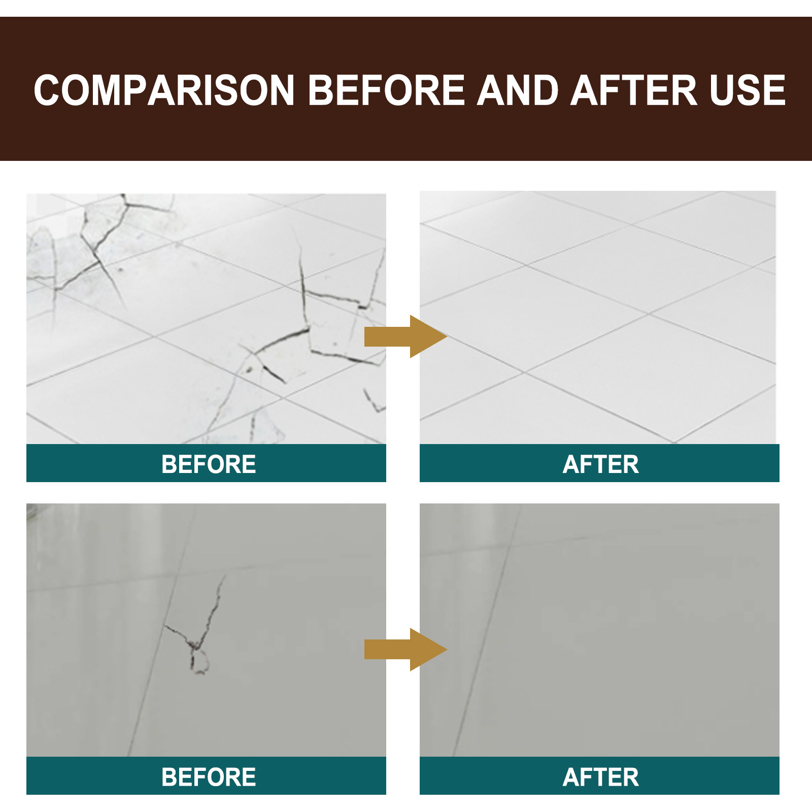 Jaysuing Ceramic Tile Repair Paste Repairing Household Stone Floor ...