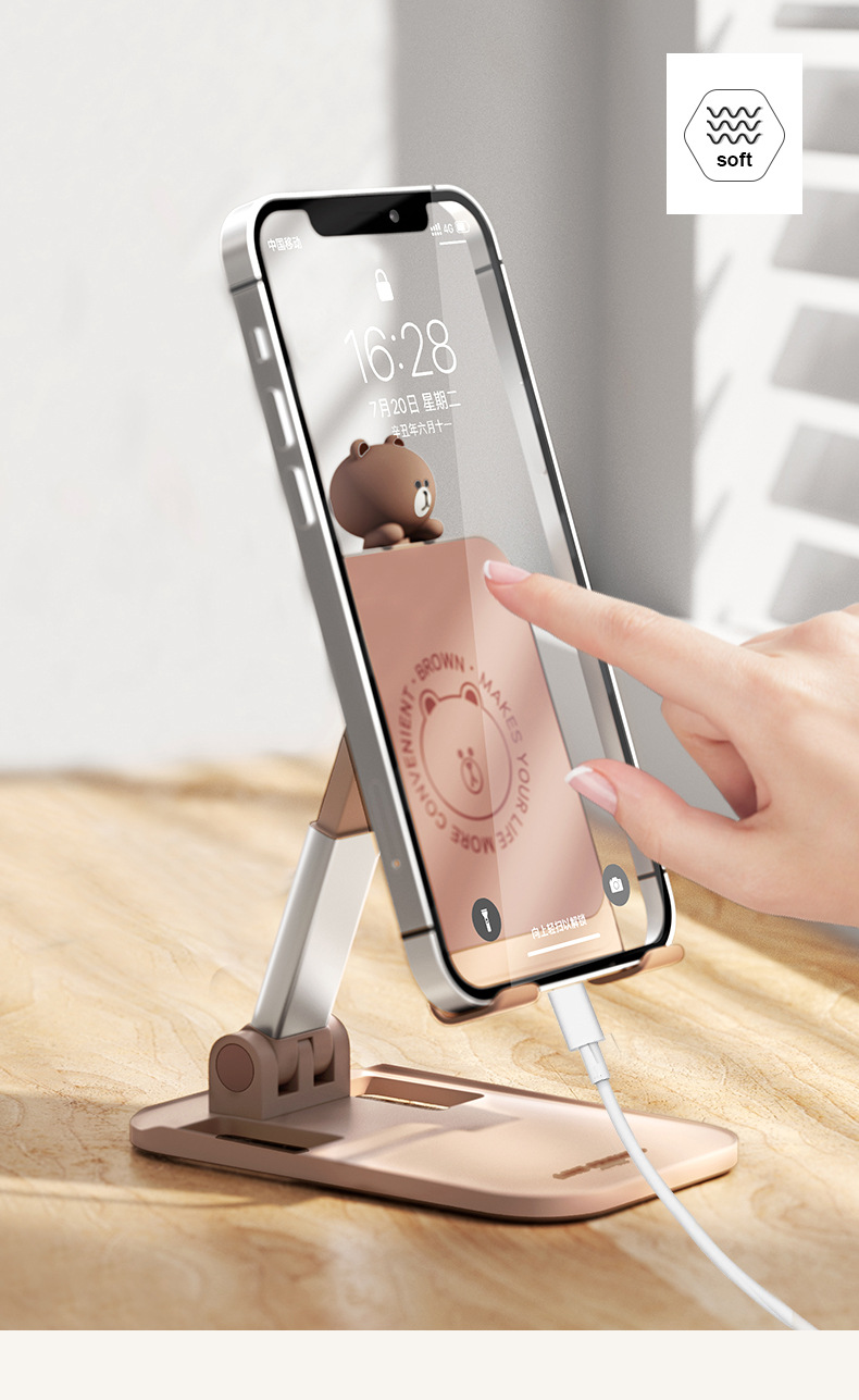 Line Friends Cartoon Mobile Phone Stand Desktop Adjustable Lifting ...