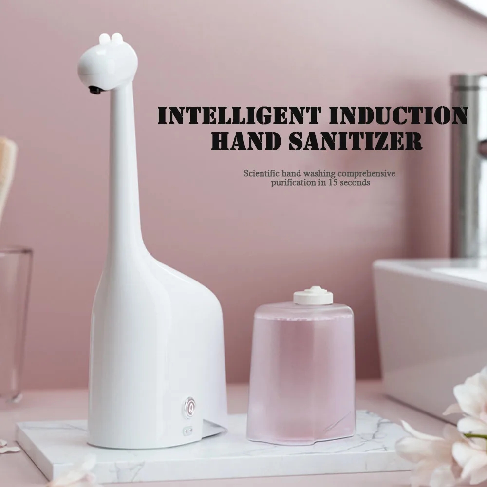 Cute Giraffe Automatic Foam Soap Dispenser Induction Hand Washing ...