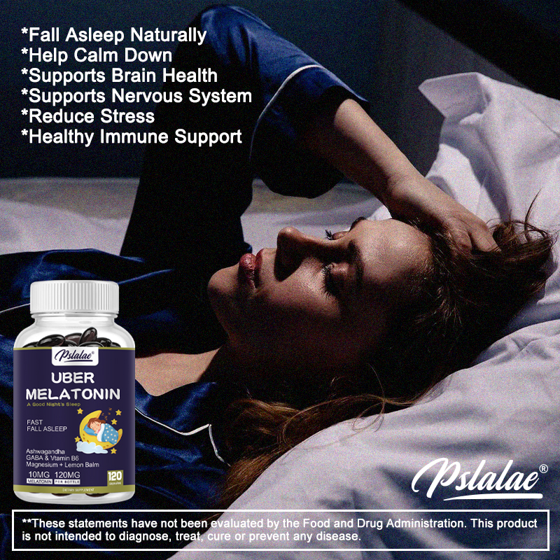 Melatonin with L-Theanine, Tryptophan, B6, B12, Ashwagandha, Magnesium ...