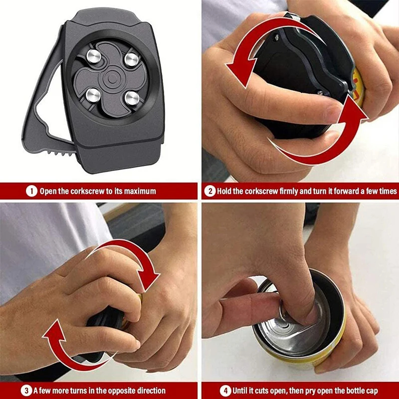 Opener for Cans Multifunctional Bottle Opener Beer Opener Zip-top Can ...