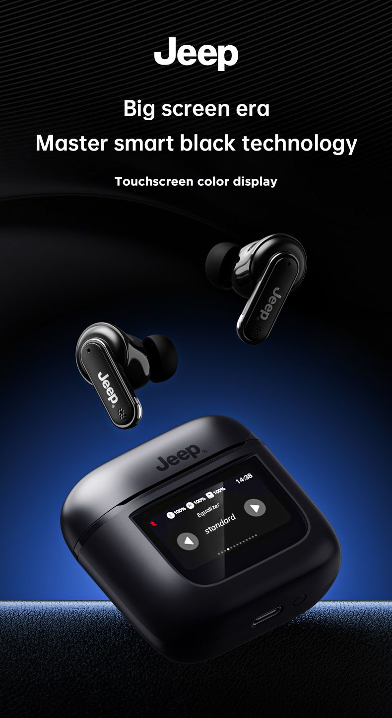 Jeep EW118 TWS Bluetooth Earphone Wireless Earbuds Touch Control Active ...