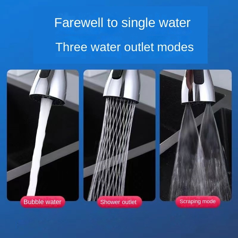 1pc Kitchen Multi-purpose Faucet Extension Device, Bathroom Splash ...