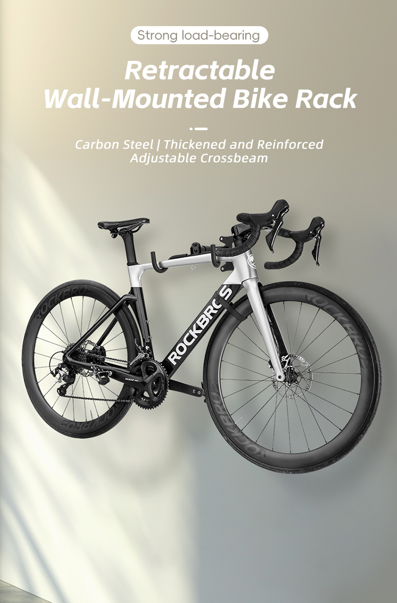 【3-day Delivery】ROCKBROS Bike Rack Carbon Steel Wall Stand MTB Road ...