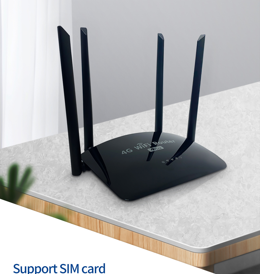 ZBT 300Mbps Wireles N 4G LTE CAT4 Modem With Sim Card Slot Wifi ...