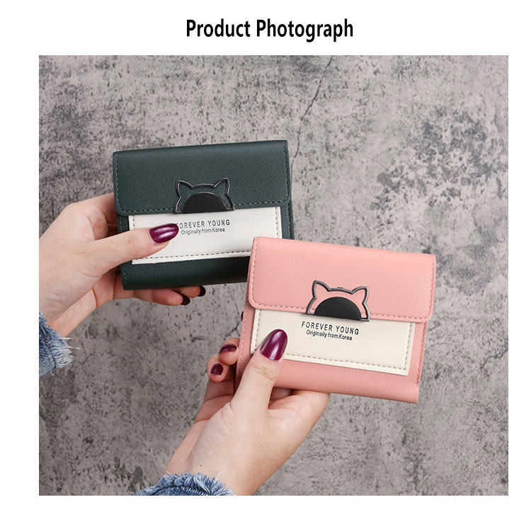 Ladies Short Wallet 70% off Small Wallet Portable Mini Sweet Coin Purse ...