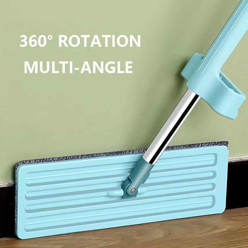 Professional Microfiber Mop Floor Cleaning System, Flat Mop with ...
