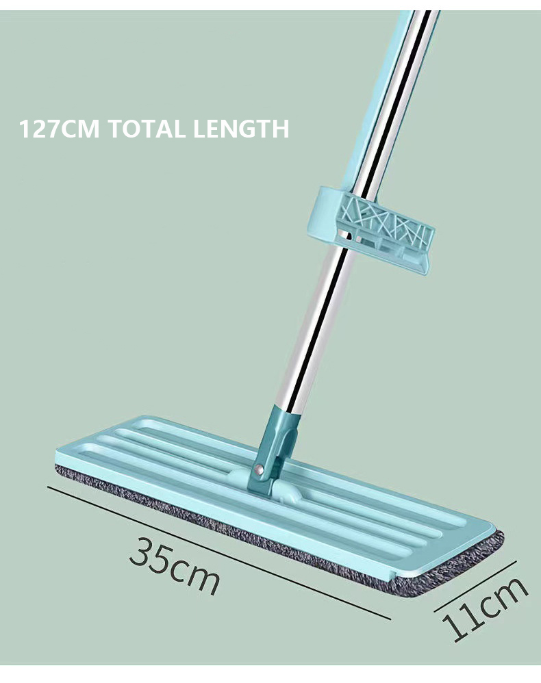 Professional Microfiber Mop Floor Cleaning System, Flat Mop with ...