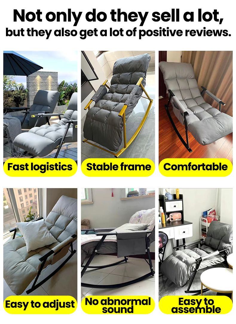 🔥SG Ready Stock🔥Upgrade Lazy Rocking Sofa Chair Adult Armyest Thickened ...