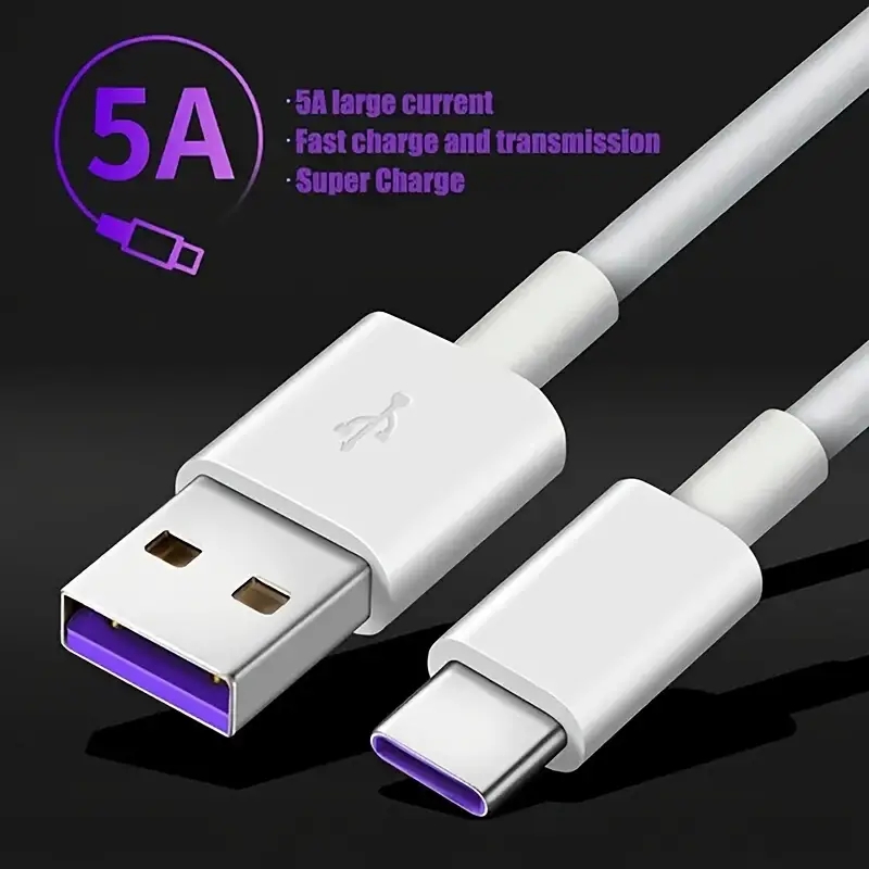 5A Fast Charging USB Type C Cable - Charge Your Samsung, LG &Android ...