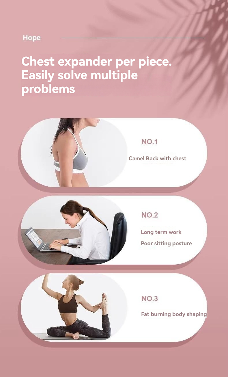 New 8-Line Puller, Women's Open Back Training Shoulder Slimming, Yoga ...