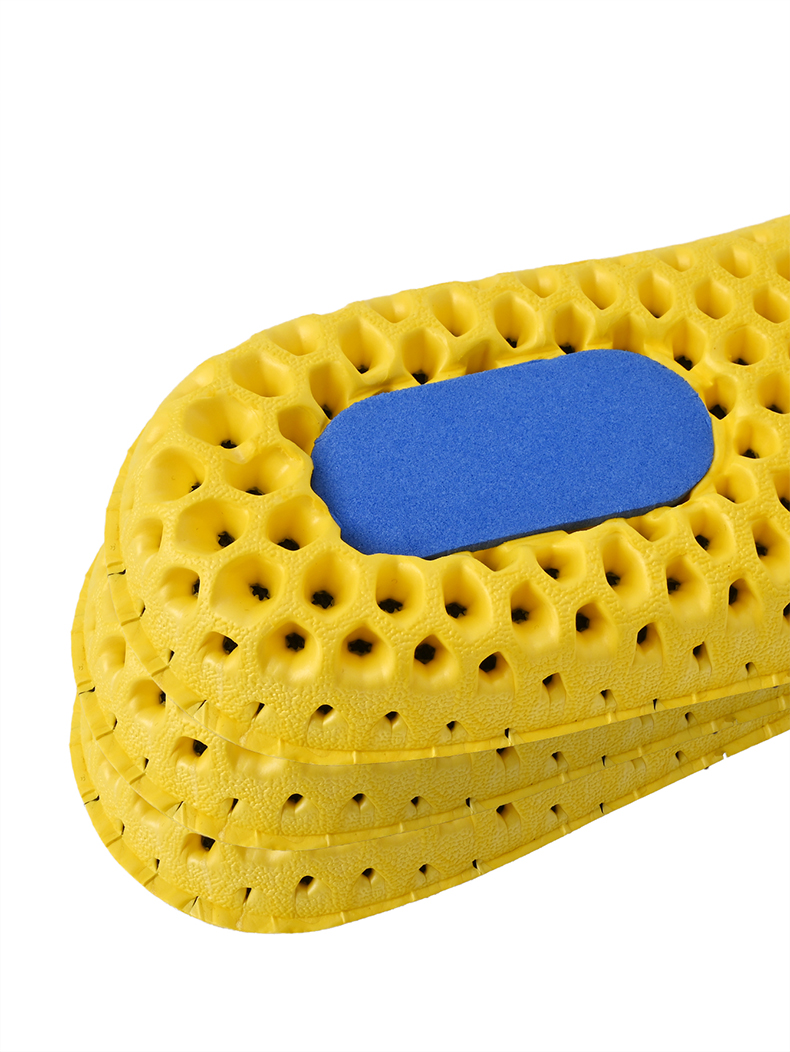 1 Pair of Honeycomb Dual Shock-Absorbing Insoles - Comfortable for ...