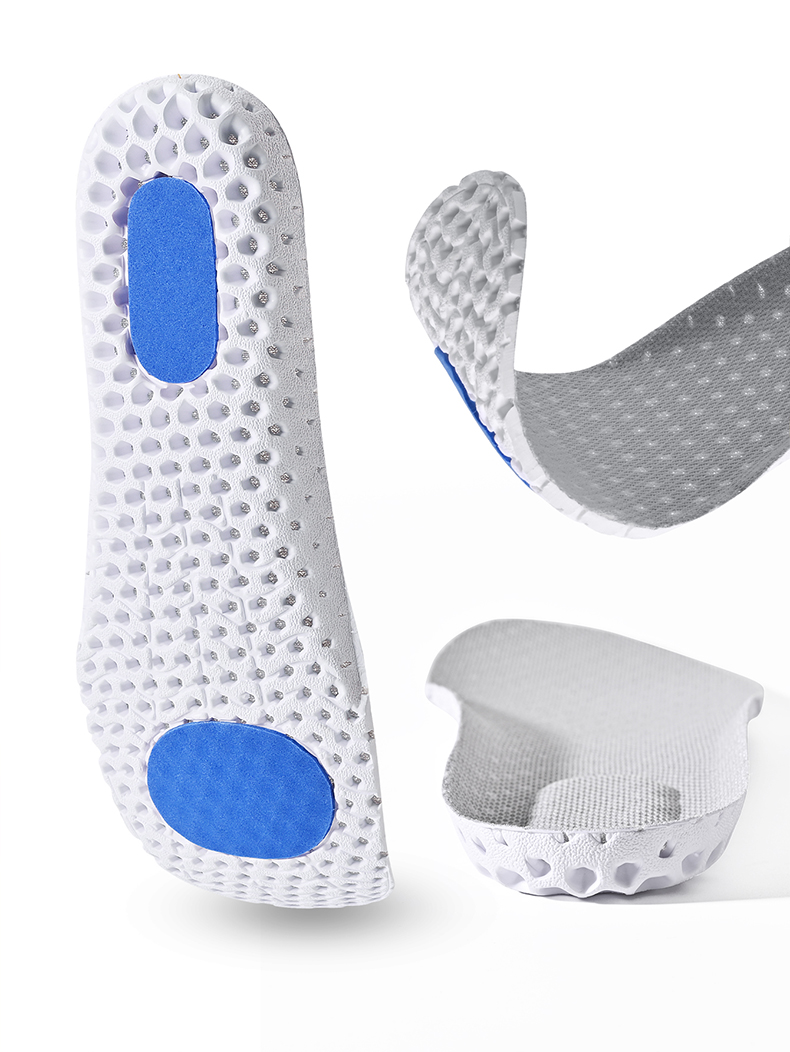 1 Pair of Honeycomb Dual Shock-Absorbing Insoles - Comfortable for ...
