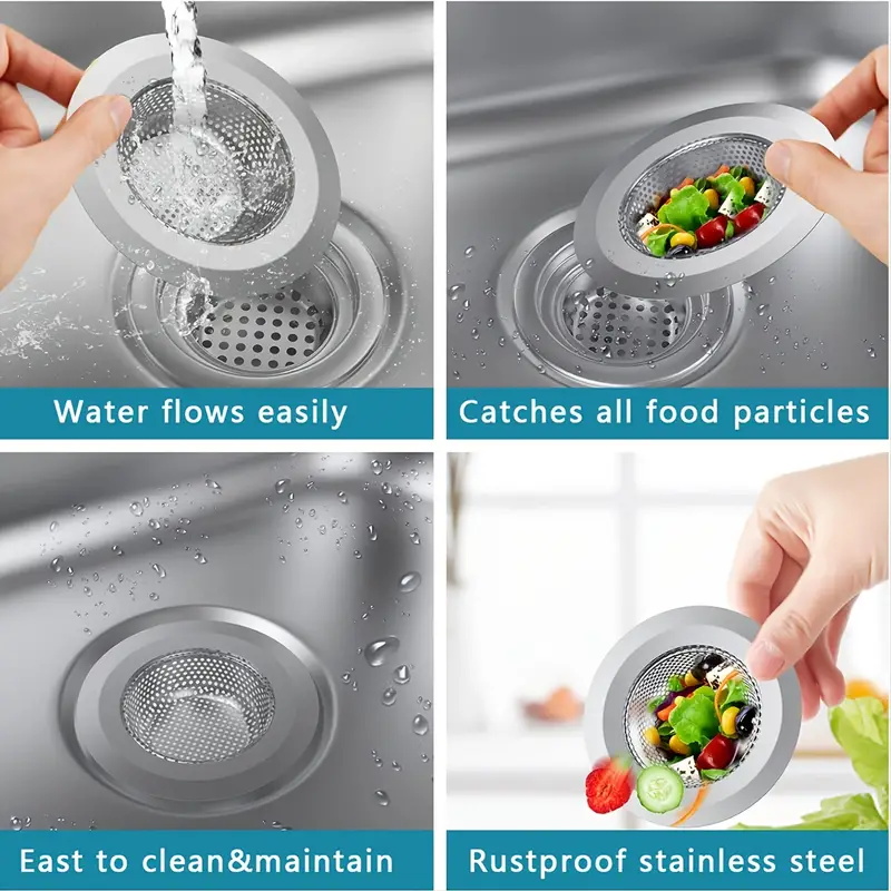 Kitchen Sink Filter Stainless Steel Kitchen Sink Drainage Filter ...