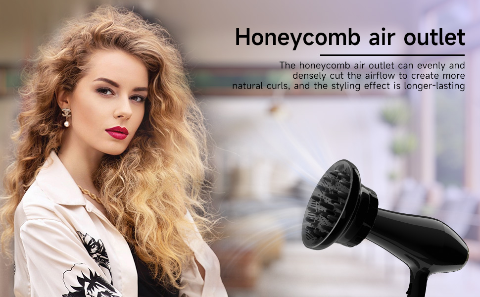 Upgrad Collapse Hair Diffuser,Hair Dryer Universal Diffuser for Curly ...