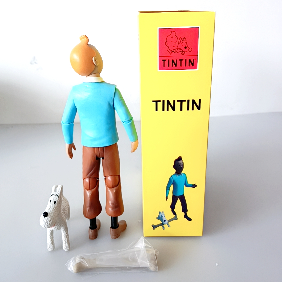 18cm Anime Cartoon The Adventures of Tintin Dupont Pvc Action Figure ...