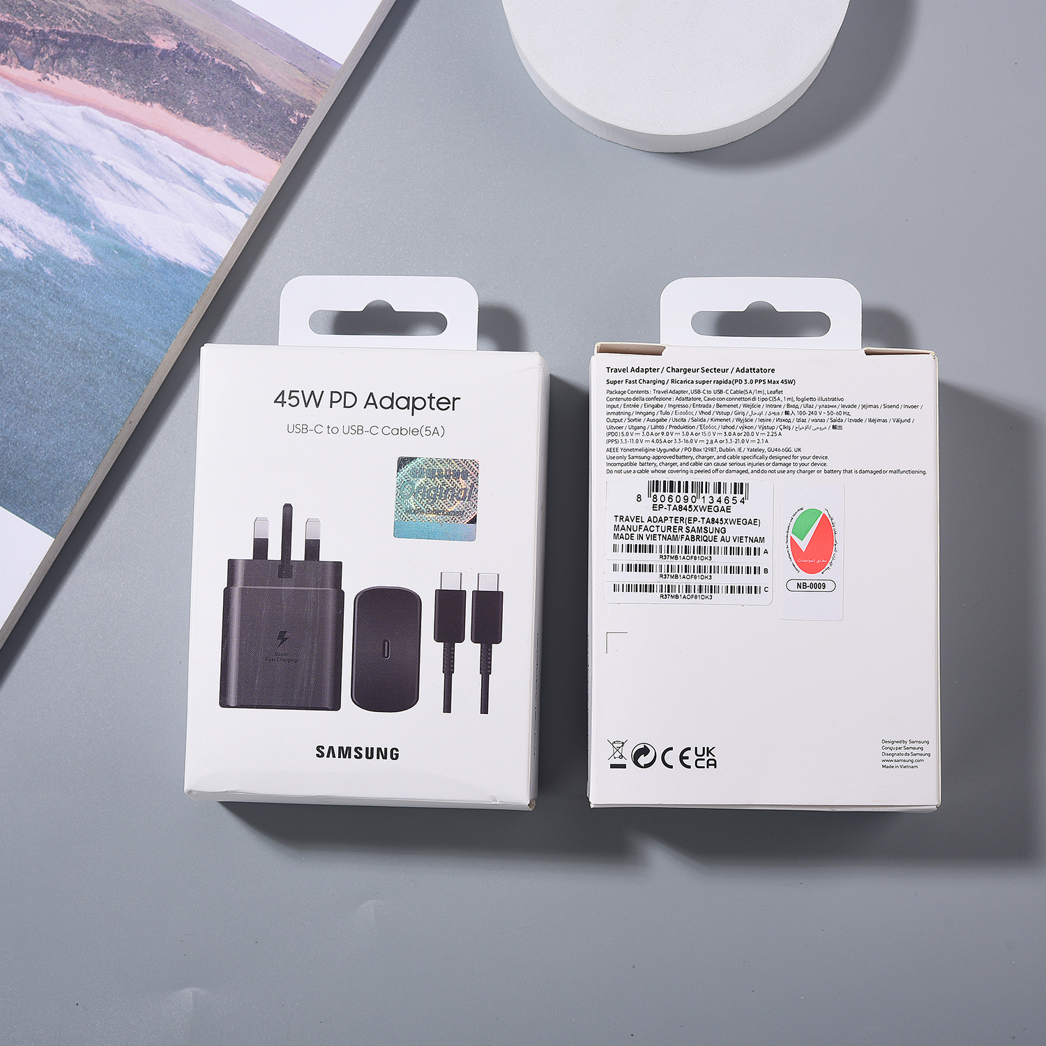 Original 45W Adaptive PD Fast Charger Adapter For Samsung Galaxy A55 ...