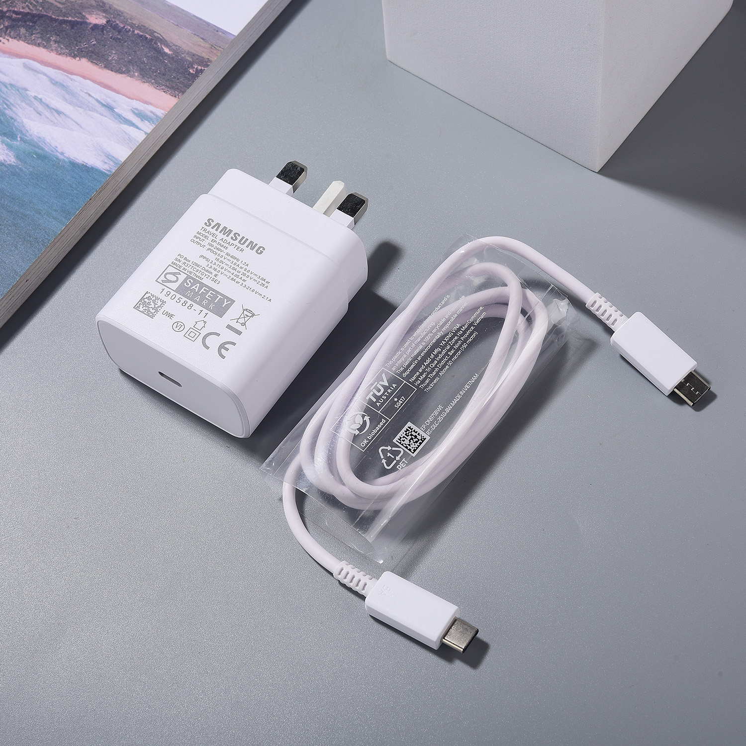 Original 45W Adaptive PD Fast Charger Adapter For Samsung Galaxy A55 ...