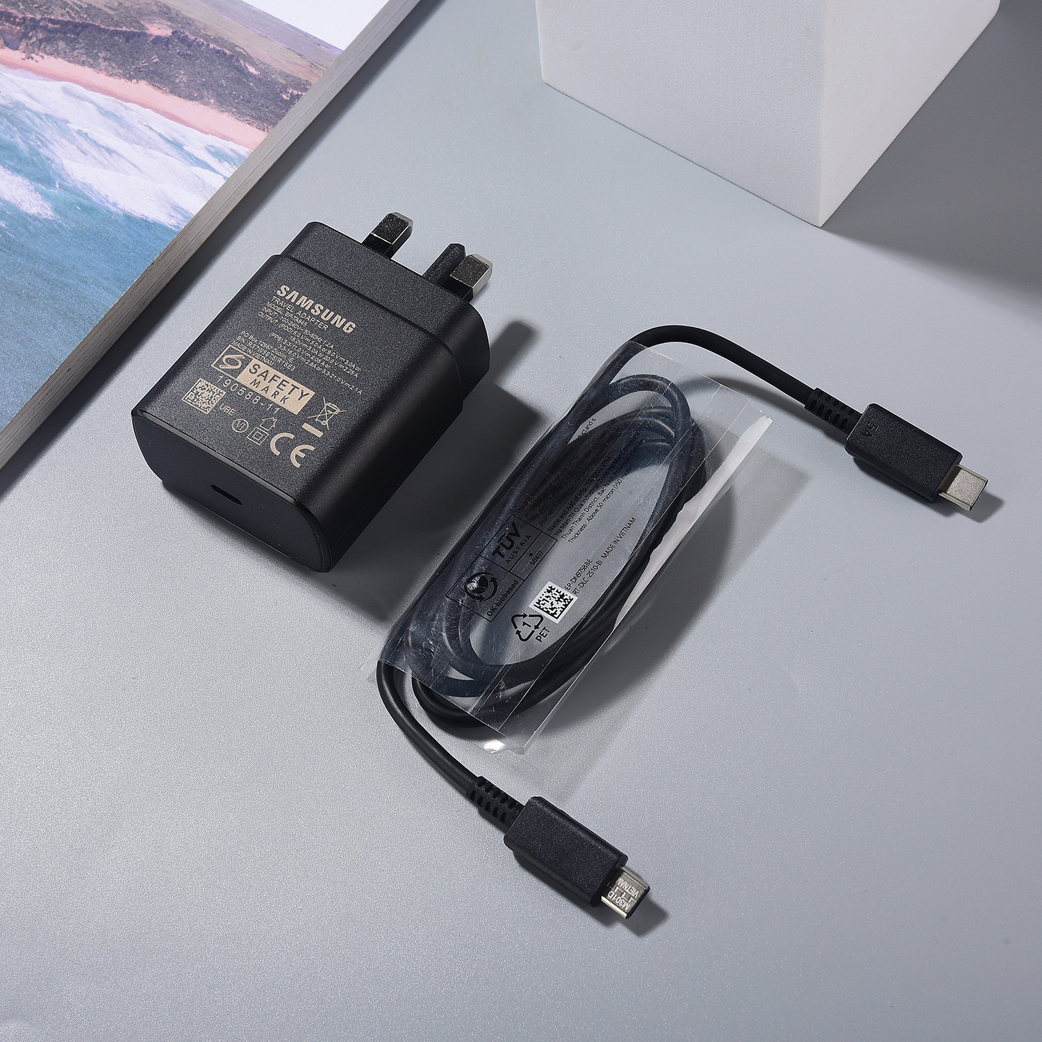 Original 45W Adaptive PD Fast Charger Adapter For Samsung Galaxy A55 ...