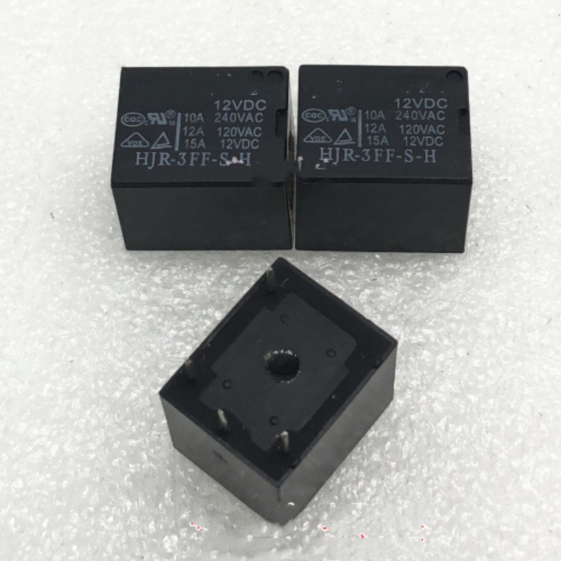 4-pin 10A Relay HJR-3FF-S-H 12VDC 12V/24V/48V/5V 10A T73 4-Pin Rice ...