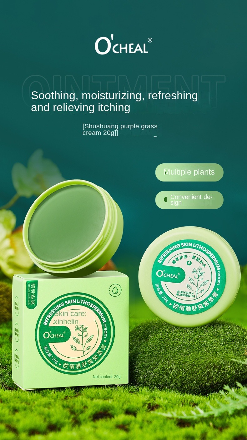 Mint cream soothes dry and itchy skin with a refreshing cream to ...