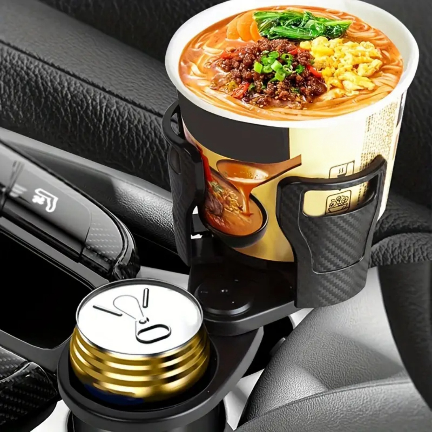 Car Cup Holder Expander Adapter, 2 in 1 Multifunctional 2 Cup Mount ...