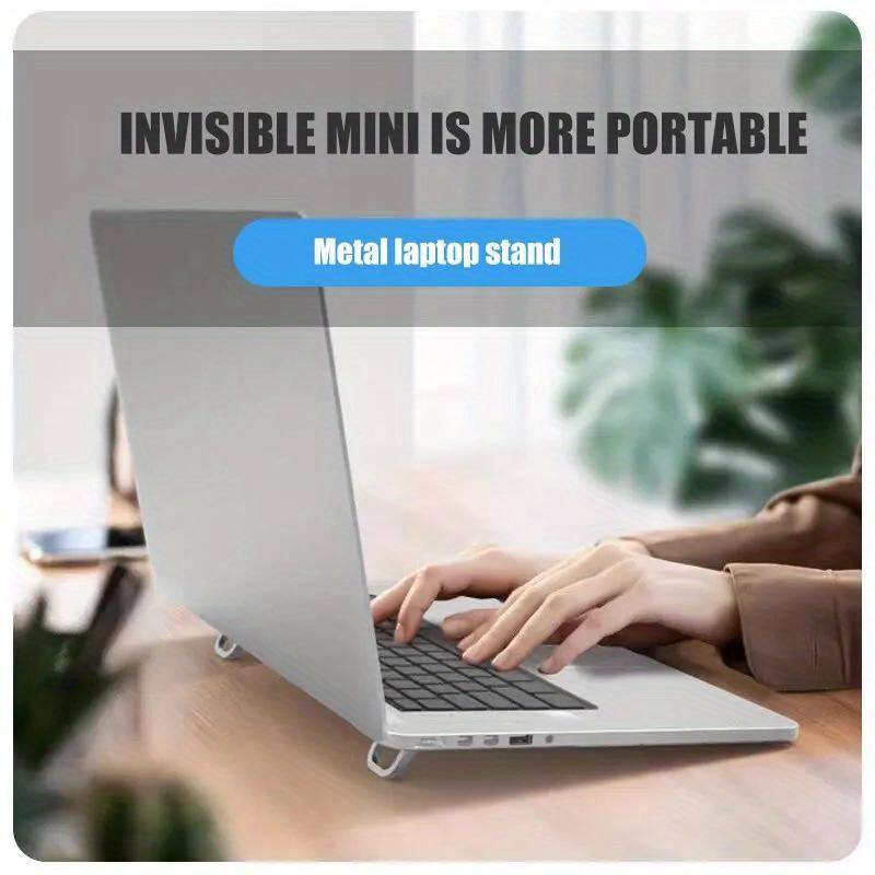 Laptop Stand for Computer Keyboard Riser Aluminum Mini Portable Laptop ...