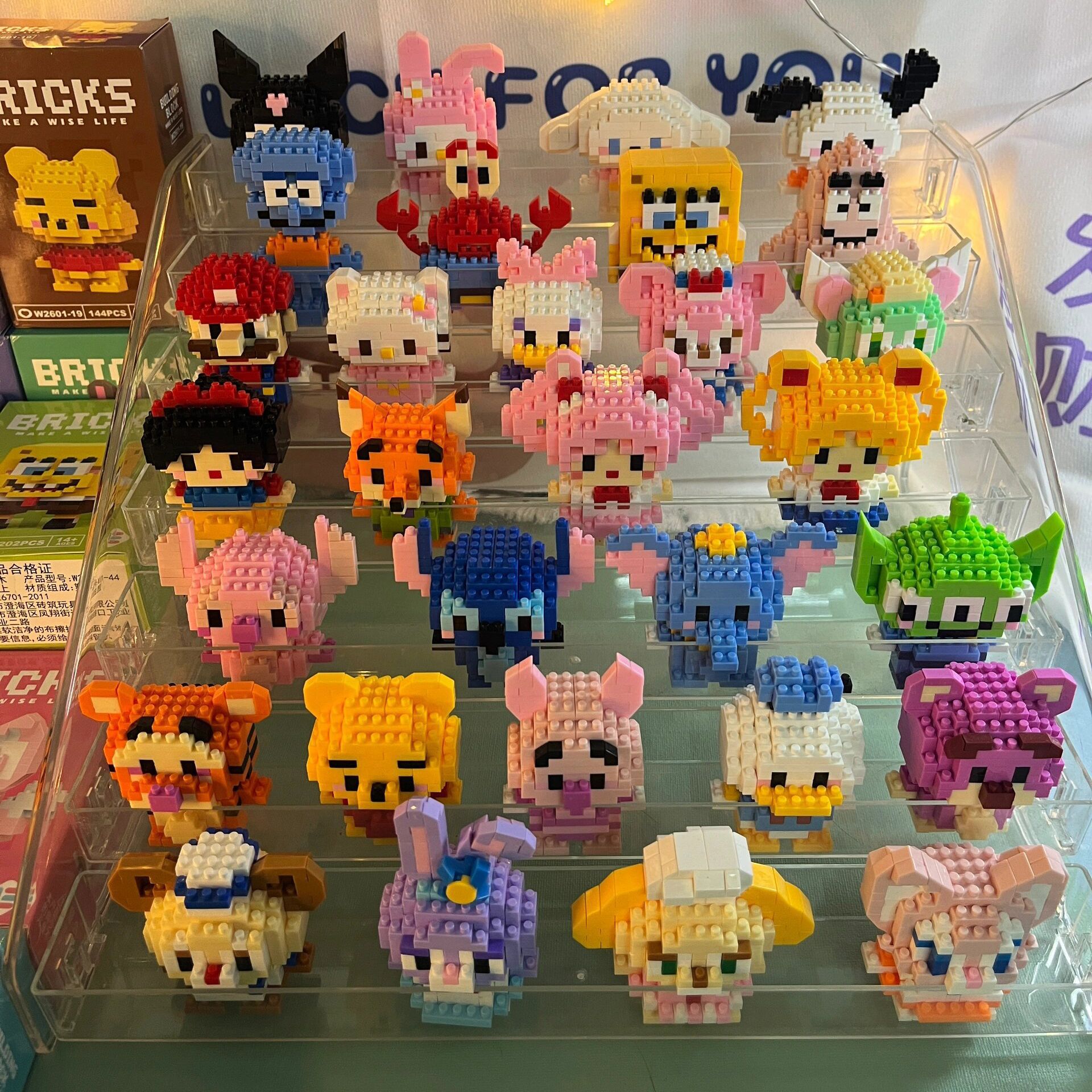 Mini Building Blocks, Compatible LEGO Blind Box Figures & Cartoon ...