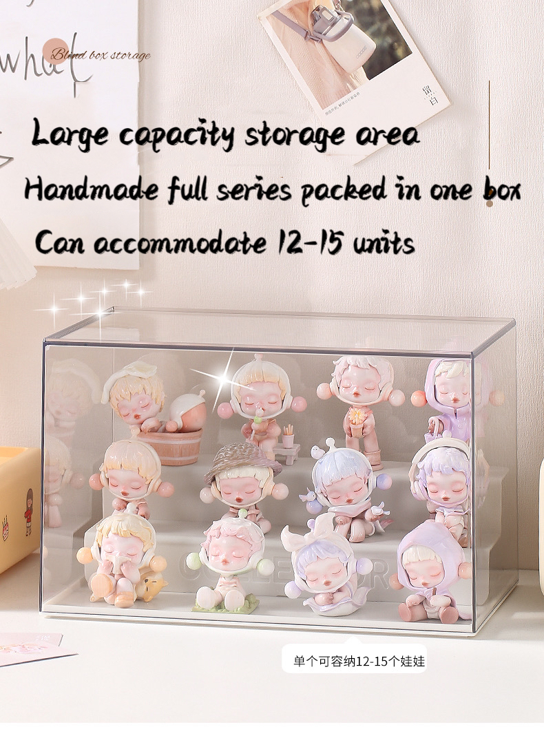 3 Layered Display Cabinet Transparent Box Detachable Partition Lego ...