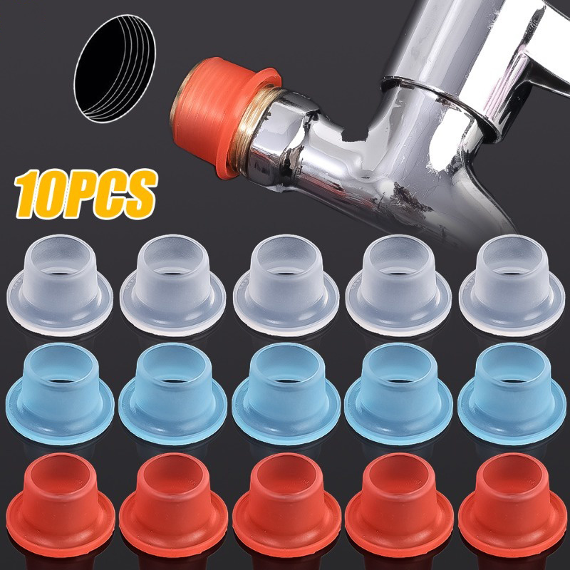 Faucet Sealing Washers - 10Pcs Waterproof, Anti-Leak, Silicone Gaskets ...