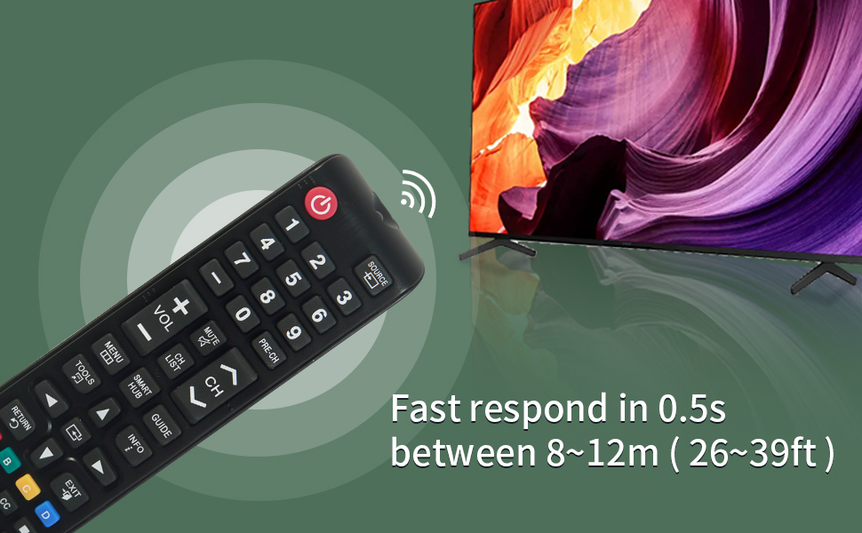 BN59-01199F Replacement for Samsung TV Remote Control, for Samsung ...