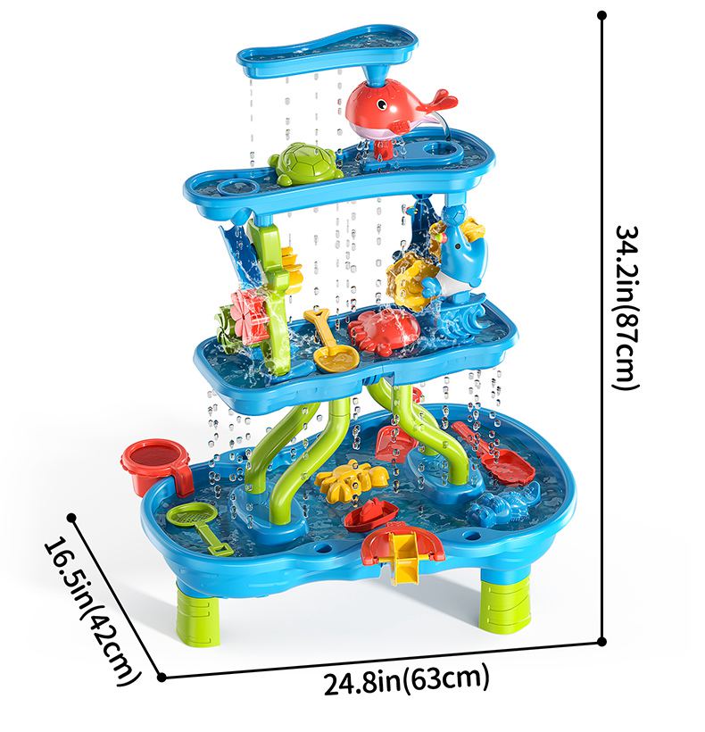 ⭐Shipping from Malaysia⭐TEMI Water Table Toys Children's Pool Bath ...