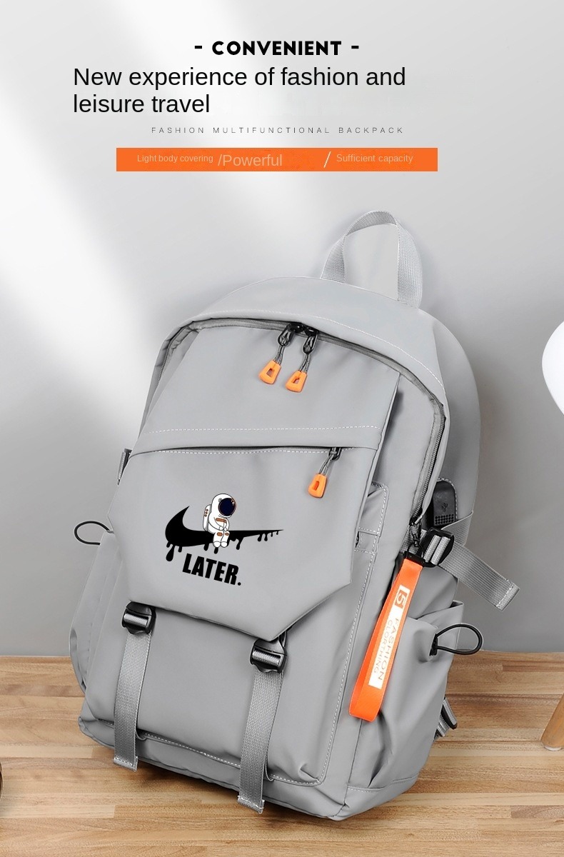 Spaceman Backpack Men's Cool Leisure Travel Backpack Student School Bag ...
