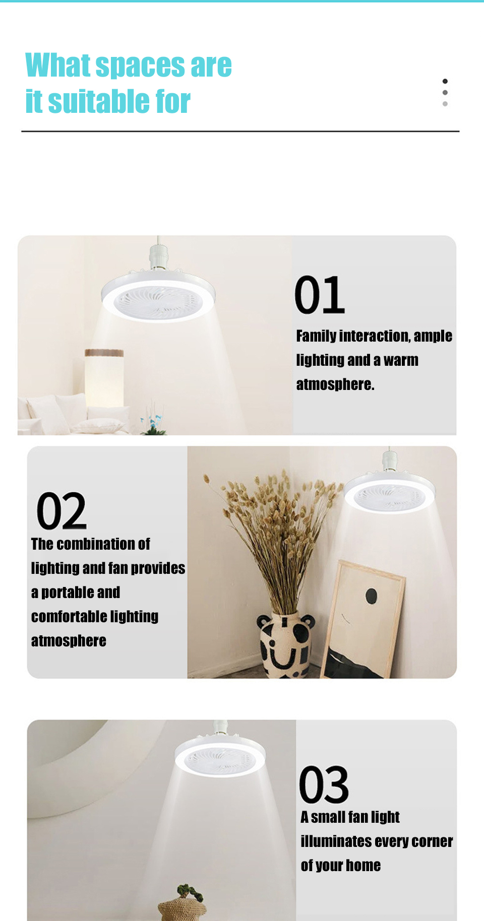 LED Aromatherapy fan light, study light, shade, table lamp, Room 2in1 ...