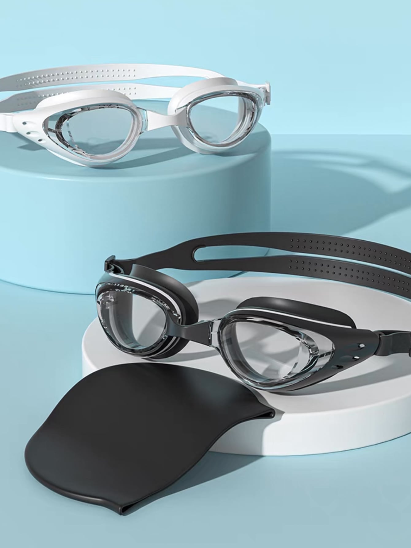 Swimming Goggles HD Anti-Fog Waterproof Ladies Racing Men's Swimming ...