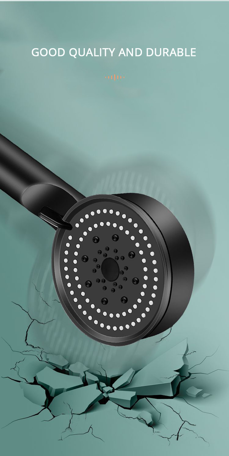 High Pressure Shower Head 5 Mode Adjustable Shower Multifunction Large ...