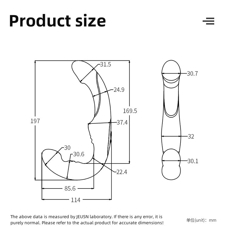 JEUSN Electric Double head vibration heating electric Prostate Orgasm ...