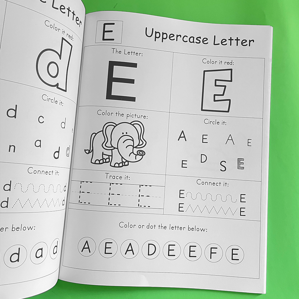 Trace Letters: Alphabet Handwriting Practice workbook for kids ...