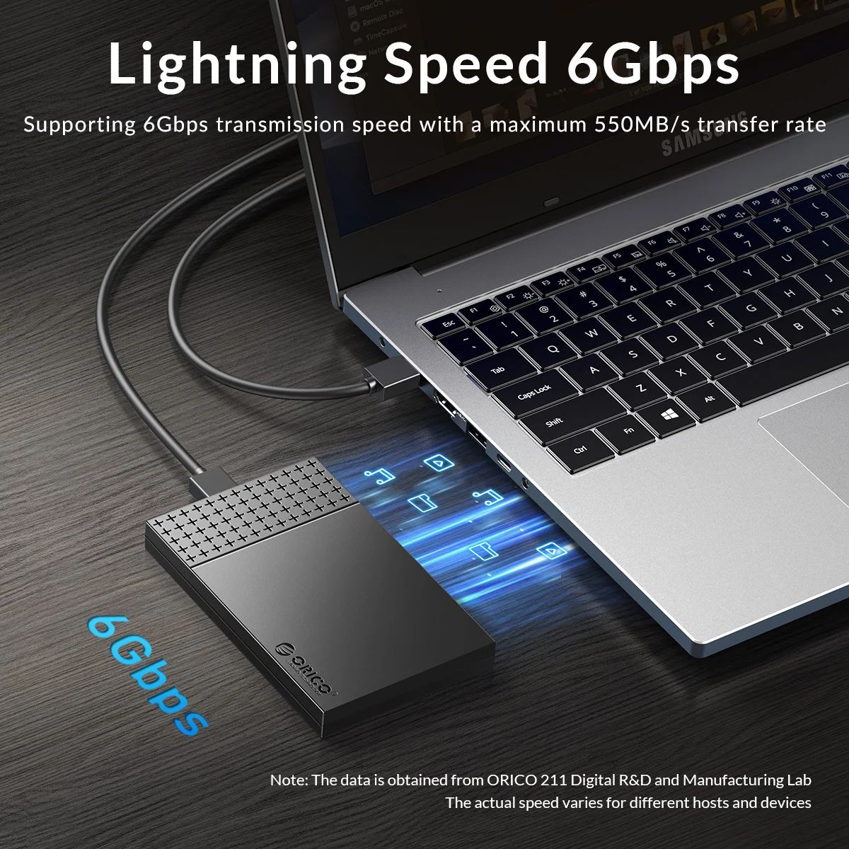 ORICO Type-C External Hard Drive Case SATA to USB3.1 HDD Enclosure for ...
