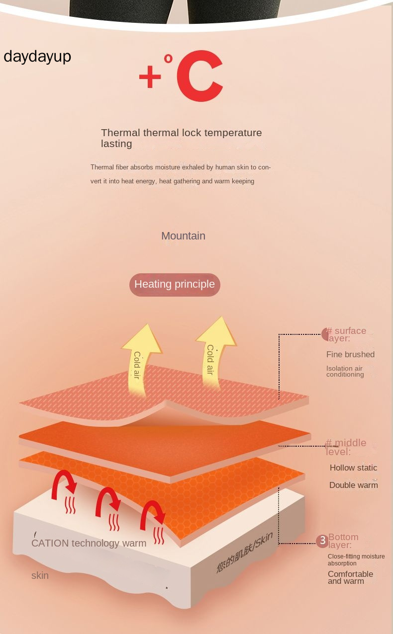 High Neck Warm Underwear Men Thermal Wear Set Berber Fleece Thickened ...