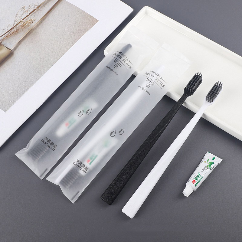 【SG Stocks】Hotel Disposable Soft-Bristle Toothbrush Toothpaste Set ...